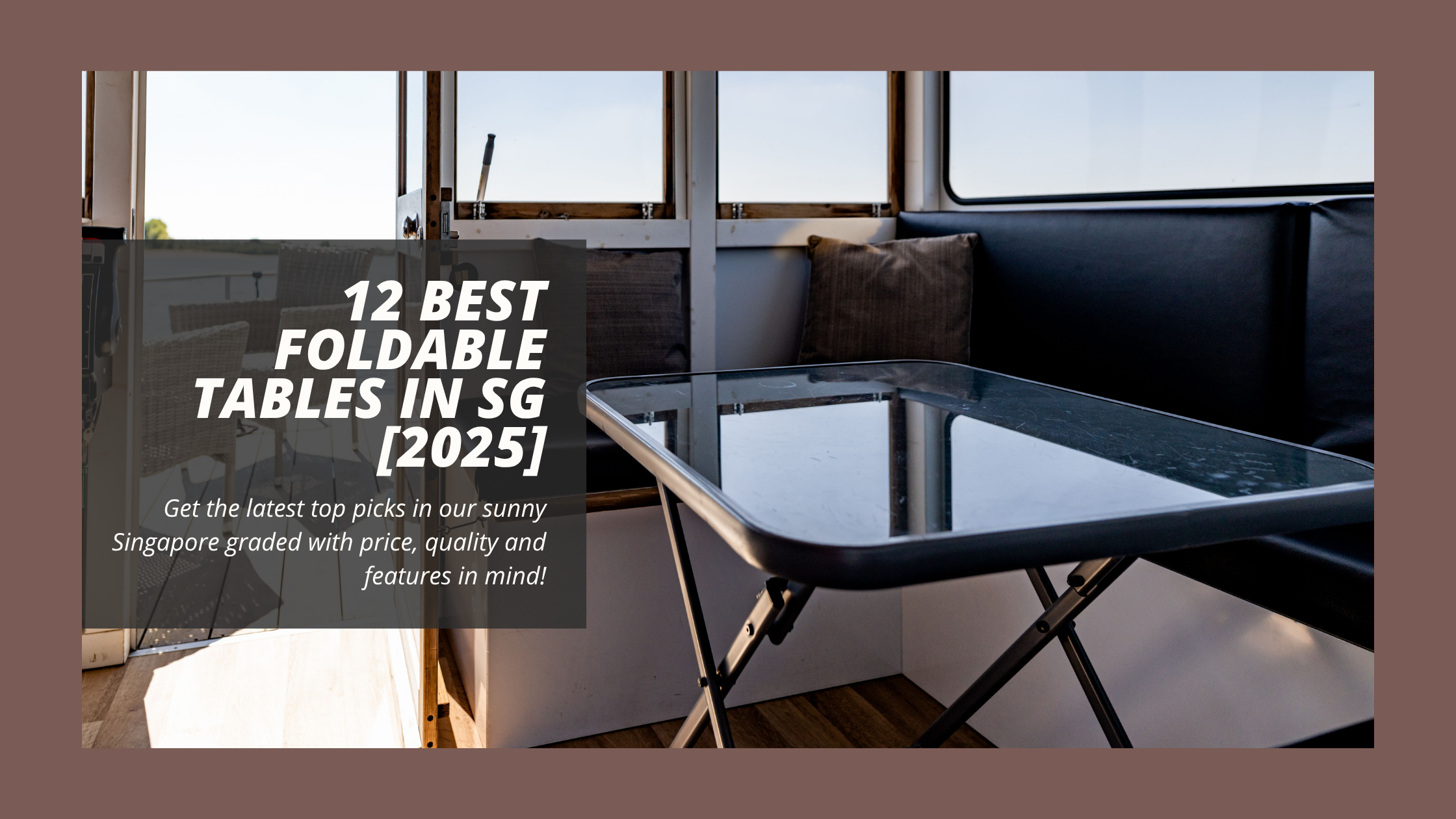 12 Best Foldable Tables in Singapore [2025] – ModernHome SG