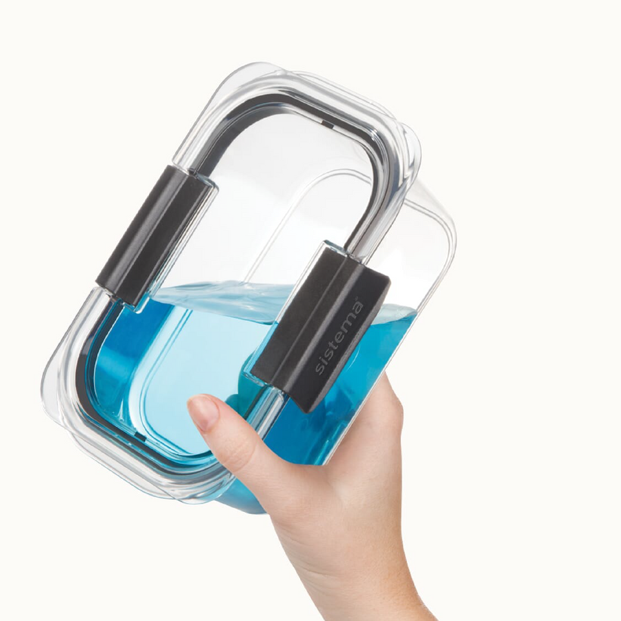SISTEMA Brilliance Stackable Microwavable Food Storage Container ...