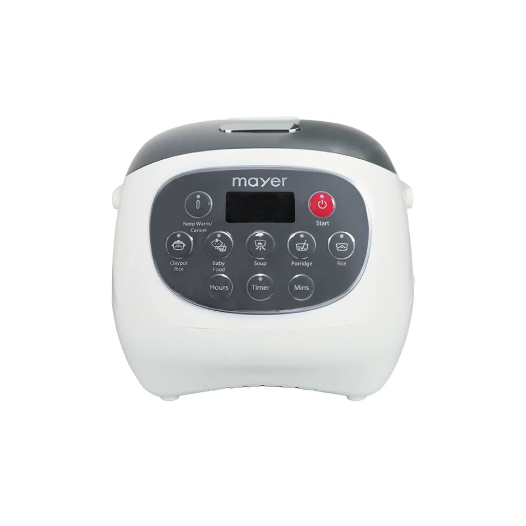 Mayer Rice Cooker With Ceramic Pot 0.8L / 1.1L White | Plastic ...
