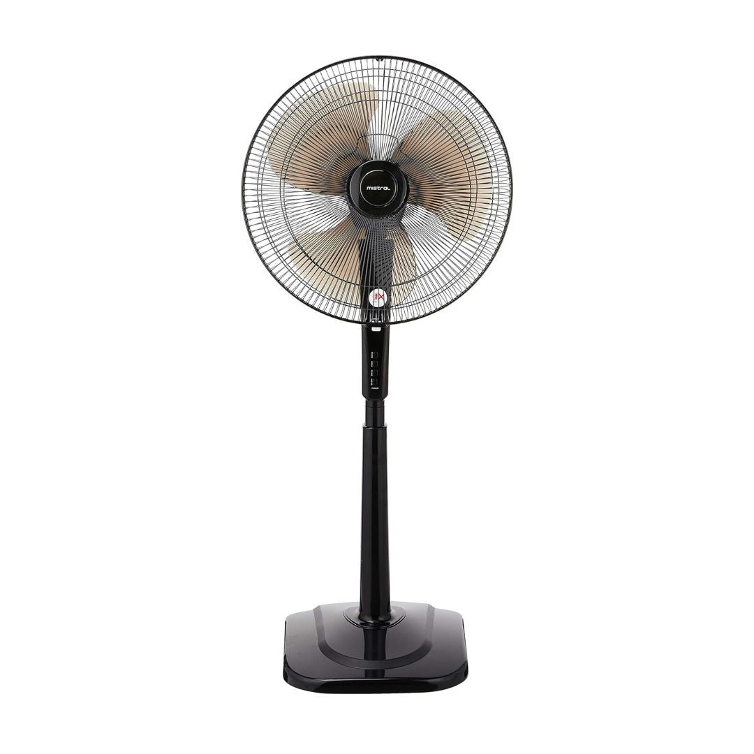Mistral 18" Stand Fan with Remote Control Grey | Plastic | Adjustable ...