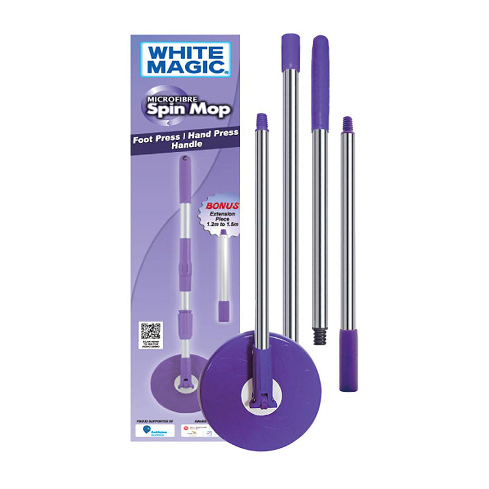 White Magic Spin Mop Hand Press Extension – ModernHome SG
