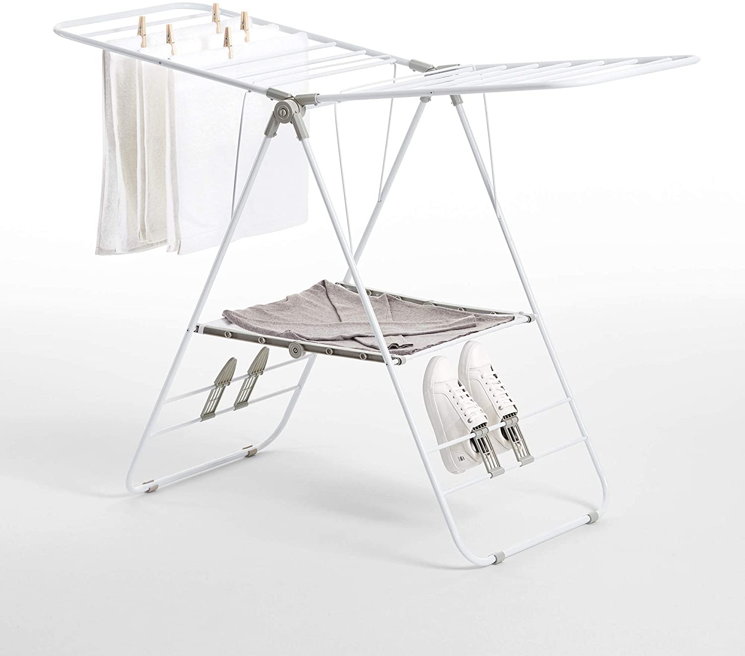 Rayen Multifunctional Clothes Drying Rack 145x61x98cm | Modern Home SG ...