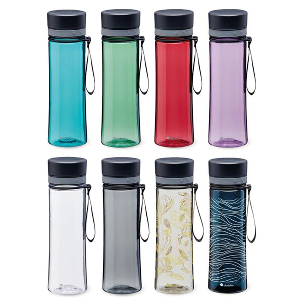 ALADDIN Water Bottle 0.35L / 0.6L purple blue green bunny owl lion grey ...
